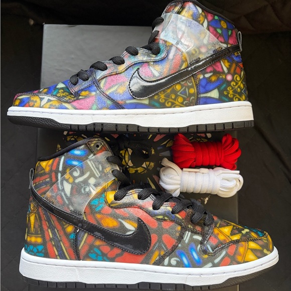 Nike | Shoes | Nike Dunk Concepts Stained Glass Special Box S9m | Poshmark